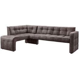 Essbank exxpo - SOFA FASHION "Barista, bequem und elegant, hohe Bodenfreiheit", chocolate, B:245cm H:83cm T:159cm, Sitzb&auml;nke, Essbank, Eckbank Barista bequem und elegant, hochwertige Detailverarbeitung