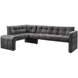 Essbank exxpo - SOFA FASHION "Barista, bequem und elegant, hohe Bodenfreiheit", schlamm, B:245cm H:83cm T:159cm, Sitzb&auml;nke, Essbank, Eckbank Barista bequem und elegant, hochwertige Detailverarbeitung