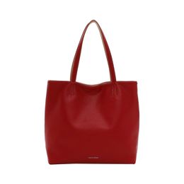 Emily & Noah Shopper EMILY & NOAH "Shopper E&N Eva", Damen, Gr. B/H/T: 39cm x 34cm x 14cm 0, rot (rot 600), Polyurethan, Taschen Shopper