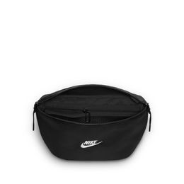 Sporttasche Nike "NK HERITAGE WAISTPACK 2.0", schwarz, schwarz, wei&szlig;, Obermaterial: 100% Polyester, Taschen Sporttasche, sportlicher Stil, f&uuml;r Training und Freizeit, aus Polyester