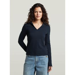 G-Star Raw T-Shirt G-STAR "Soft Sculpt Slim T-Shirt", Damen, Gr. L, salute, Obermaterial: 66% Viskose, 29% Polyimid, 5% Elasthan, Shirts T-Shirt