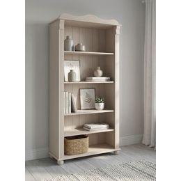 B&uuml;cherregal OTTO HOME "Adele, Standregal, Regal", kaschmir, B:92cm H:185,5cm T:39,5cm, Massivholz, Regale, B&uuml;cherregal, aus massiver Kiefer, Breite 92 cm, FSC
