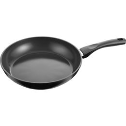 Bratpfanne HENCKELS BY ZWILLING "Sleek", schwarz, B:28,9cm H:7,6cm L:47,6cm &Oslash;:28cm, Pfannen, Bratpfanne, Keramikbeschichtung, Soft-Touch-Griff, leicht, Induktionsgeeignet