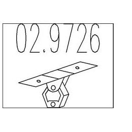Sander MTS Anschlagpuffer, Schalld&auml;mpfer 02.9726 f&uuml;r CITRO&Euml;N 1755J3 1755P3 1755F2