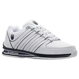 Sneaker K-Swiss "Rinzler", Herren, Gr. 42, blau (wei&szlig;, navy), Leder, Schuhe Sneaker