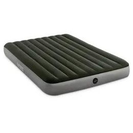 Luftbett Intex "Dura-Beam DOWNY Airbed" Gr. 152, grau (grau, gr&uuml;n), Luftbetten, B/H/L: 152cm x 25cm x 203cm, Vinyl, B:152cm H:25cm L:203cm