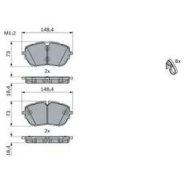 Bosch Bremsensatz-Vorderachse COATED DISC / STANDARD IJZJSG7AQ9 Bremsensatz, Scheibenbremse vorne rechts links bel&uuml;ftet 330mm f&uuml;r PEUGEOT CITRO&Euml;N VAUX