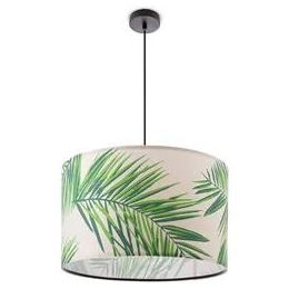 Paco Home Pendelleuchte "Ostende 537", wei&szlig;, 1, &Oslash; 45,5cm H: 27cm, Leuchten, Esstisch H&auml;ngelampe Kinderzimmer Deko Wohnzimmer Palme Jungle, Pendelleuchte