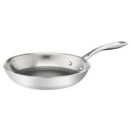 Bratpfanne Tefal "Eternal Mesh", silber (edelstahlfarben), &Oslash;:28cm, Pfannen, Bratpfanne, Triply3-Schicht-Material, Mesh-Beschichtung, alle Herdarten, Induktion
