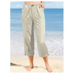 7/8-Hose Classic Basics, Damen, Gr. 23, Kurzgr&ouml;&szlig;en, grau (stein), 100% Polyester, unifarben, 7/8-L&auml;nge, Hosen 7/8-Hose