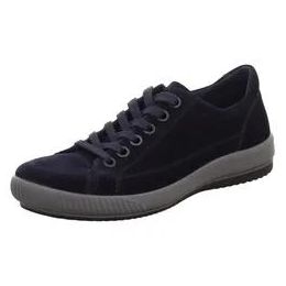 Sneaker Legero "TANARO 5.0", Damen, Gr. 36, blau (oceano (blau)), Veloursleder, unifarben, Schuhe Sneaker, Freizeitschuh, Halbschuh, Schn&uuml;rschuh mit softem Schaftabschluss