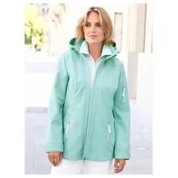 Softshelljacke Casual Looks, Damen, Gr. 48, gr&uuml;n (mint), 94% Polyester, 6% Elasthan, unifarben, Jacken Softshelljacke