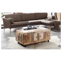 Couchtisch OTTO HOME "Bully", beige (natur, metall), B:110cm H:47cm T:72cm, Tische, Couchtisch, Breite 110 cm