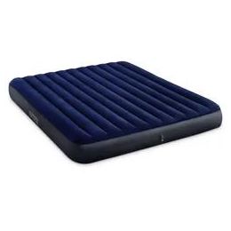 Luftbett Intex "DURA-BEAM Classic Downy Airbed" Gr. 183, blau, Luftbetten, B/H/L: 183cm x 25cm x 203cm, Vinyl, B:183cm H:25cm L:203cm
