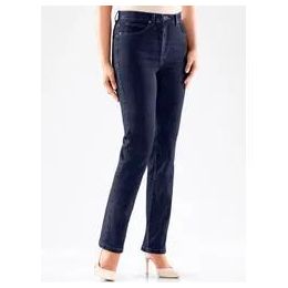 5-Pocket-Jeans Casual Looks, Damen, Gr. 18, Kurzgr&ouml;&szlig;en, blau (dunkelblau), 78% Baumwolle, 20% Polyester, 2% Elasthan, unifarben, lang, Jeans 5-Pocket-Jeans, Topseller