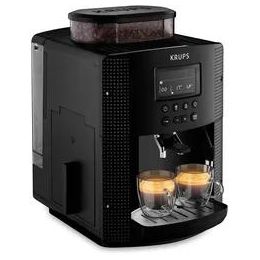 Krups Kaffeevollautomat "EA8150", schwarz, B:36,5cm H:33cm T:24,5cm, Kaffeevollautomaten, Arabica Display, LCD-Display, Speichermodus, Dampfd&uuml;se f&uuml;r Cappuccino, Kaffeevollautomat