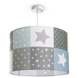 Paco Home Pendelleuchte "Cosmo 345", wei&szlig;, 1, &Oslash; 45,5cm H: 27cm, Leuchten, Kinderlampe Deckenlampe LED Kinderzimmer Lampe Sternen Motiv E27, Pendelleuchte