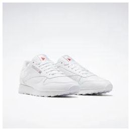Sneaker Reebok CLASSIC "CLASSIC LEATHER", Damen, Gr. 43, wei&szlig;, Leder, Schuhe Sneaker, Topseller