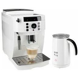 De'Longhi DE'LONGHI Kaffeevollautomat "Magnifica S ECAM 21.118.W", wei&szlig;, B:23,8cm H:35,1cm T:43cm, Kaffeevollautomaten, Direktwahltasten, Kegelmahlwerk (13 Mahlgrade), 15 Bar Pumpendruck, Kaffeevollautomat