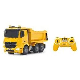 RC-Truck Jamara "Muldenkipper Mercedes Arocs", gelb, Fernlenkfahrzeuge, KinderB:37cm H:19cm T:15cm, Kunststoff, mit Signallichtern, B:37cm H:19cm T:15cm