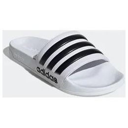 Badesandale Adidas SPORTSWEAR "SHOWER ADILETTE", Herren, Gr. 47, schwarz-wei&szlig; (cloud wei&szlig;, core schwarz, cloud wei&szlig;), Synthetik, Schuhe, Badelatschen