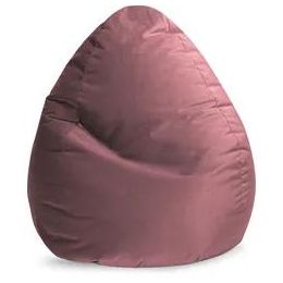 Sitzsack MAGMA HEIMTEX "BeanBag MARLA XXL", rosa (altrose), B:130cm, Bezug: 100% Polyester, Sitzs&auml;cke, Sitzsack