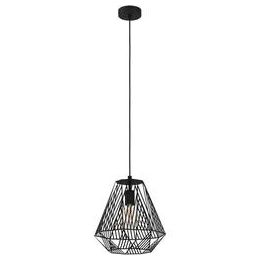 Eglo H&auml;ngeleuchte "STYPE", schwarz, &Oslash; 33cm H: 110cm, 1 Stk., Leuchten, H&auml;ngeleuchte, Esszimmerlampe, Lampe, H110 x &Oslash;33, 1X40W exkl., H&auml;ngeleuchte