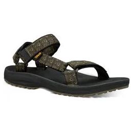 Sandale Teva "Winsted Sandal Mens", Herren, Gr. 43, gr&uuml;n (olivgr&uuml;n), Textil, Schuhe Sandale, mit Klettverschluss