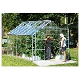 Gew&auml;chshaus Vitavia "Uranus 11500", silber (silberfarben), B:254cm T:441cm, Gew&auml;chsh&auml;user