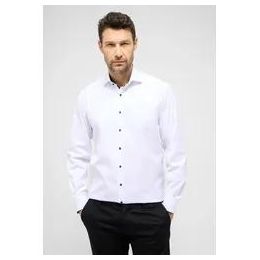 Langarmhemd Eterna "COMFORT FIT", Herren, Gr. 44, Normalgr&ouml;&szlig;en, wei&szlig;, Twill, 100% Baumwolle, normal, Manschette, Hemden, NON IRON (b&uuml;gelfrei)