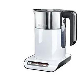 Bosch Wasserkocher "TWK8611P, Abschaltautomatik, &Uuml;berhitzungsschutz, Temperaturwahl", wei&szlig; (wei&szlig;, chromfarben), B:17,5cm H:26,8cm T:23,3cm, Wasserkocher, Warmhaltefunktion, wei&szlig;