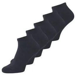 Jack & Jones Kurzsocken JACK & JONES "JACDONGO SOCKS 5 PACK NOOS", Herren, blau (navy blazer), Baumwollmischung, uni, Socken