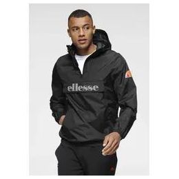 Windbreaker Ellesse "ACERA OH JACKET", Herren, Gr. XL, schwarz, Obermaterial: 100% Polyamid, Basic schmal h&uuml;ftlang, hoch geschlossener Ausschnitt, B&uuml;ndchen mit Gummizug, Jacken Windbreaker, Leichte &Uuml;bergangsjacke
