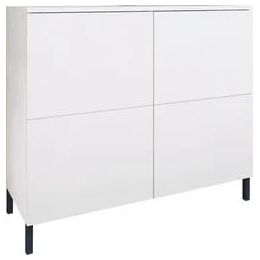 borchardt M&ouml;bel Kommode BORCHARDT M&Ouml;BEL "Haama", wei&szlig; (wei&szlig; matt), B:93cm H:80cm T:35cm, Holzwerkstoff, Sideboards, Kommode, Breite 93 cm