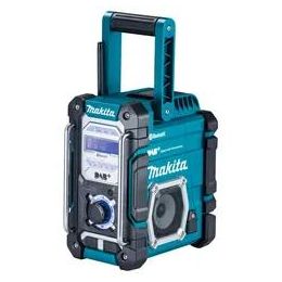 Baustellenradio Makita "DMR112", blau, B:27,5cm H:43,1cm T:16,5cm, Radios, ohne Akku