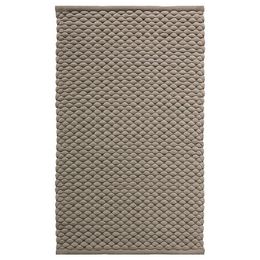 Aquanova Badteppich, Taupe, Textil, 60x100 cm, f&uuml;r Fu&szlig;bodenheizung geeignet, Badtextilien, Badematten