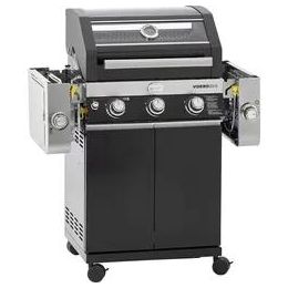 R&ouml;sle Gasgrill R&Ouml;SLE "BBQ-Station VIDERO, 25520", schwarz, B:127cm H:117,5cm T:57cm, Grills, G3-S Schwarz, 3 Brenner, extra Primezone und Seitenbrenner, VARIO+