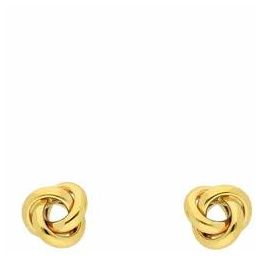 Adelia&acute;s Paar Ohrh&auml;nger ADELIA ́S "Damen 333 Gold Ohrringe Ohrstecker Knoten", gold, Ohrringe, Damen, Damen, Gelbgold 333 Gold, Gelbgold 333, Gold, Goldschmuck f&uuml;r Damen