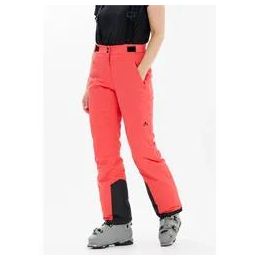 Skihose WHISTLER "YARRA", Damen, Gr. 44, EURO-Gr&ouml;&szlig;en, pink, 94% Polyester, 6% Elasthan, mehrfarbig, lang, Hosen Skihose, mit wasserdichter 3-Lagen-Membran