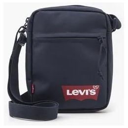 Levi's Umh&auml;ngetasche LEVI'S "MINI CROSSBODY SOLID", Damen, Gr. B/H/T: 15,5cm x 21cm x 5,5cm, blau (navy), Denim/Jeans, Polyester, Taschen Umh&auml;ngetasche, perfekt als Handytasche