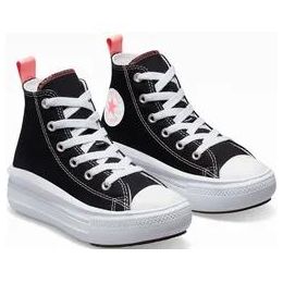 Sneaker Converse "CHUCK TAYLOR ALL STAR MOVE PLATFORM", M&auml;dchen, Gr. 28, schwarz, Textil, Schuhe Sneaker