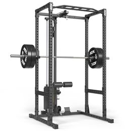 ATX Power Rack 520 Komplettstation mit Latzugstation 100 kg Steckgewichte - H&ouml;he 218 cm