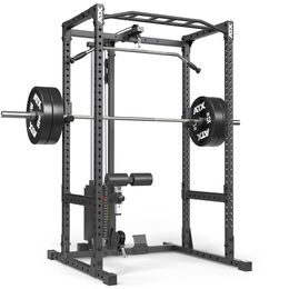 ATX Power Rack 510 Komplettstation mit Latzugstation 100 kg Steckgewichte - H&ouml;he 198 cm