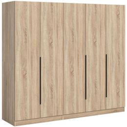 Dreht&uuml;renschrank KOPENHAGEN ca.200x181x52cm Sonoma Eiche