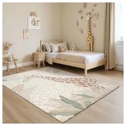 Teppich the carpet "Everest Kids", beige (creme), B:160cm H:14mm L:230cm, Polypropylen, Teppiche, Teppich, Kids Kinderzimmer Teppich hohe Flordichte