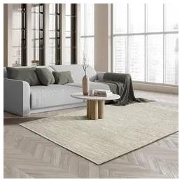 Teppich the carpet "Boho Nature Wool", beige (creme beige), B:160cm L:230cm, Wolle, Teppiche, Teppich, Natur Wool Handgewebter Wollteppich skandinavischen Boho-Look