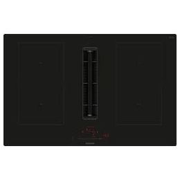 Siemens Kochfeld mit Dunstabzug "ED811HQ26E", Energieeffizienz: B (A+++-D), schwarz, B:80,2cm H:22,3cm T:52,2cm, Kochfelder, Integr. Abzug & Kombi-Induktion f&uuml;r gro&szlig;es Kochgeschirr