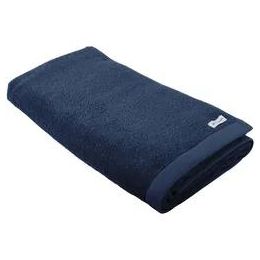 Badetuch Tom Tailor HOME "COLOR BATH", blau (schwarz navy), B:80cm L:200cm, Frottier, Frottier, Handt&uuml;cher, Badetuch, 100% Baumwolle, 80x200 cm, uni, gro&szlig;e Farbauswahl