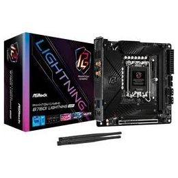 Asrock Mainboard "B760I Lightning WiFi", schwarz, B:19cm H:9,5cm T:23,6cm, Mainboards