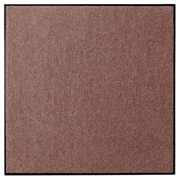 Fu&szlig;matte Salonloewe Gr. 2, braun (nougat), B:115cm H:7mm L:115cm, Polyamid, Teppiche, Fu&szlig;matte